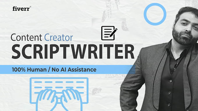 Write scripts for your youtube channel by Kashspice | Fiverr