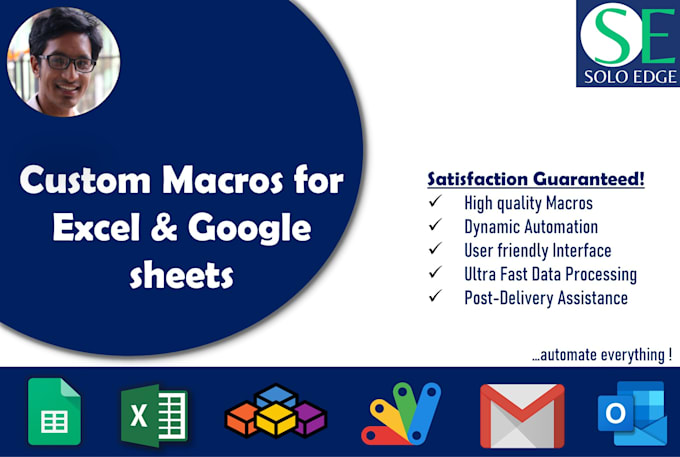 Write macros in excel and google sheets with vba and python by Solo_edge | Fiverr