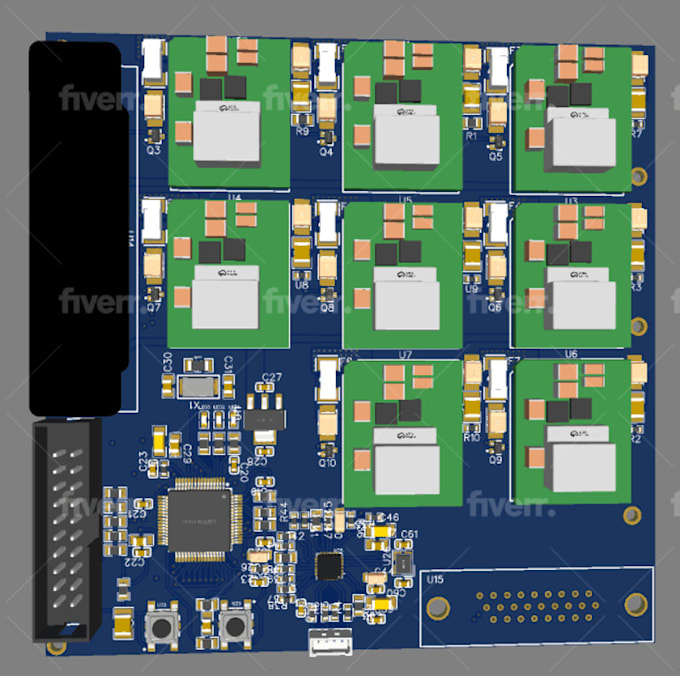 Do pcb design of your circuit in altium easyeda eagle kicad by Allan ...
