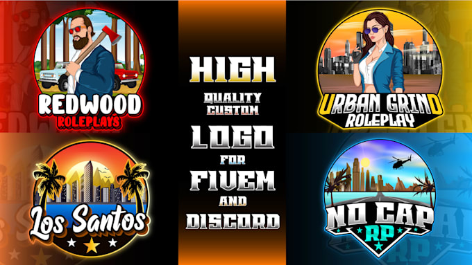 Design fivem server logo for your discord server and roleplay by Nomanlatif307 | Fiverr