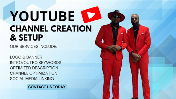 Create and set up youtube channel by Xowlservices | Fiverr