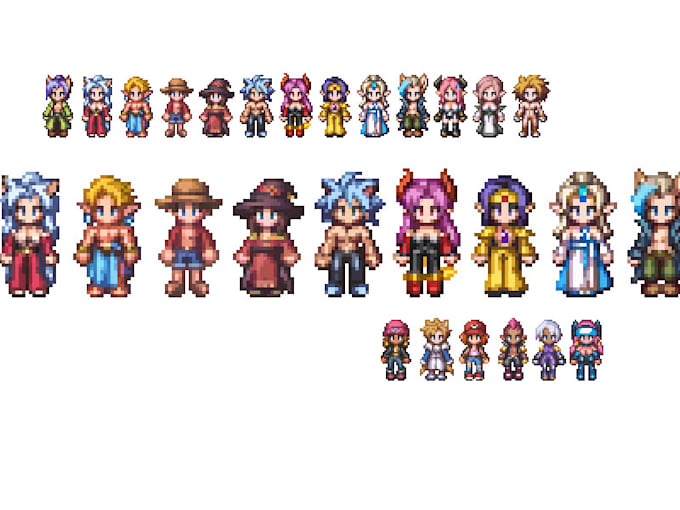 Create fully animated sprites for your game by Rhorart | Fiverr