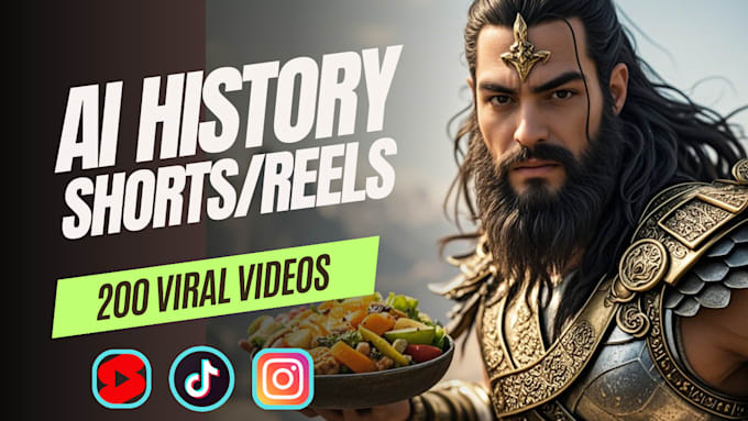 Create viral ai history youtube shorts, instagram reels tiktok by Redex8 | Fiverr