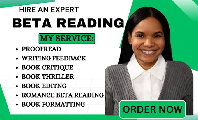 Do romance beta reading, proofreading, book editing for you by Clarakil | Fiverr