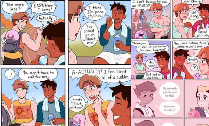 Write a professional comic book script graphic novel scriptwriting webtoon comic by Sketch ...