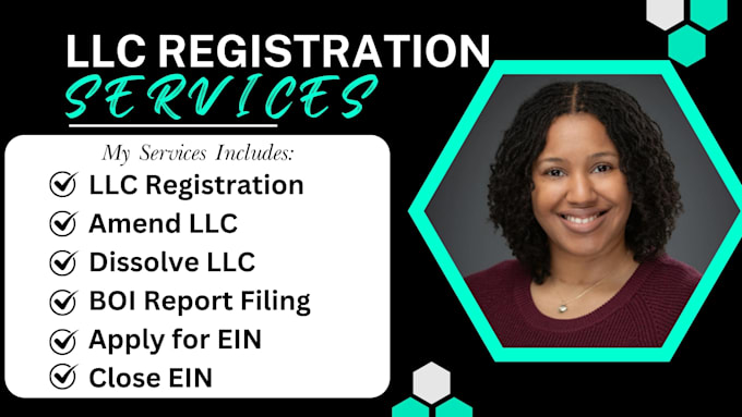 Register us llc, dissolve llc, amend llc, apply for ein, close ein, boi ...