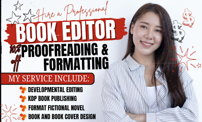 Be developmental editor book proofreading book formatting children book editor by Haley ...