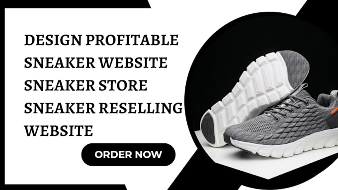 Design profitable sneaker website sneaker store sneaker reselling ...
