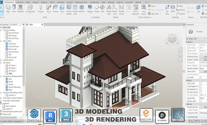 Make 3d model, sheets, family, legends, tags or annotations in revit by ...