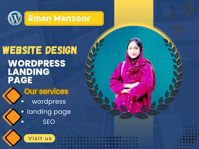 Create responsive wordpress website design by Eman_develop | Fiverr