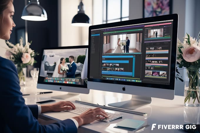 Do cinematic wedding video editing and color grading, 4k quality ...