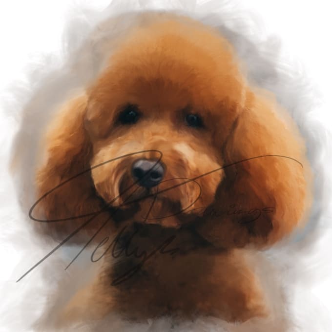 Digital portraits of animals, human, cars by Hellybear | Fiverr