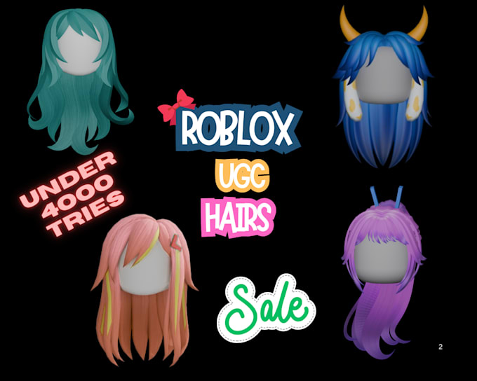 Design custom roblox ugc, hair models, and accessories for you by ...