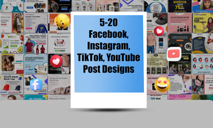 Create unique social media posts designs by Hareemcreati515 | Fiverr