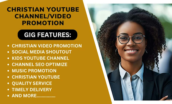 Do youtube christian gospel video promotion by Phynarita | Fiverr