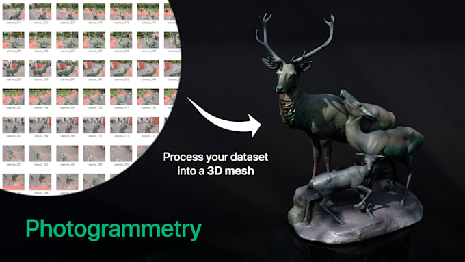 Process your photogrammetry 3d model by Agustin_ghizzo | Fiverr