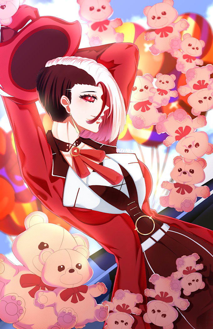 Draw full body anime manga style full illustration by Zrakyzurazura ...