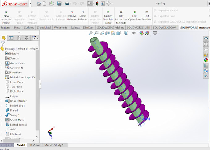 Solidworks designing 3d modeling, sheet metal, weldments by ...