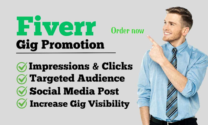 Promote your fiverr gig to get more audience by Seocreative302 | Fiverr