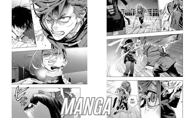 Draw anime manga page comic strip manga panel manga storyboard comic ...