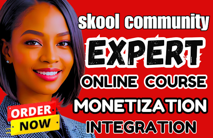 Setup skool , skool community online course monetization and integration by Emeraldrolard | Fiverr