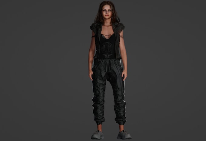 Buildup 3d stylized character,nsfw model,neat 3d polycount,full body rigging,ue5 by Abdularty ...