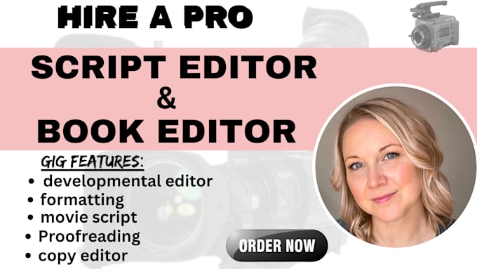 Edit and format your movie script, screenplay, tv series, script proofreading by Rachel_silvest ...