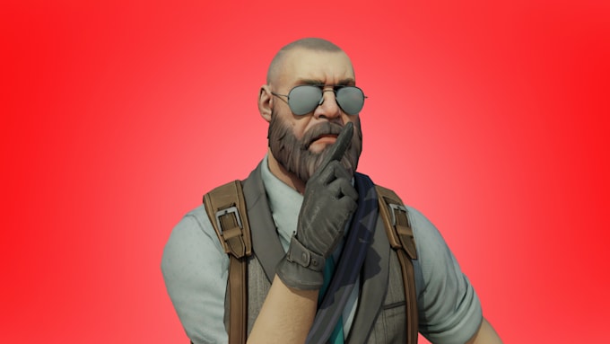Renders 3d of agents counter strike 2 by Vadym_krv | Fiverr