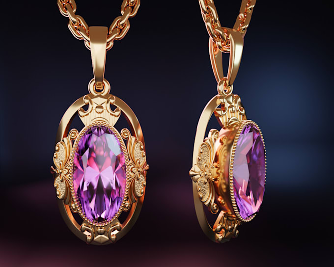 Create 3d model jewelry design pendants for printing by Temi_tomsy | Fiverr