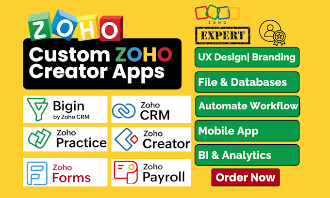 Build Custom Zoho Creator Apps Workflow Automation Online Portals Ai