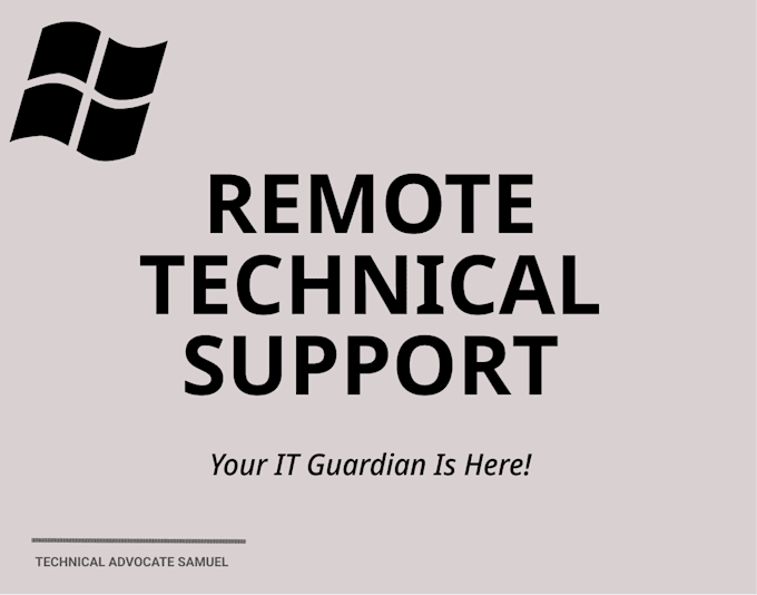 Support fix your windows technical issues by Sam63001616 | Fiverr