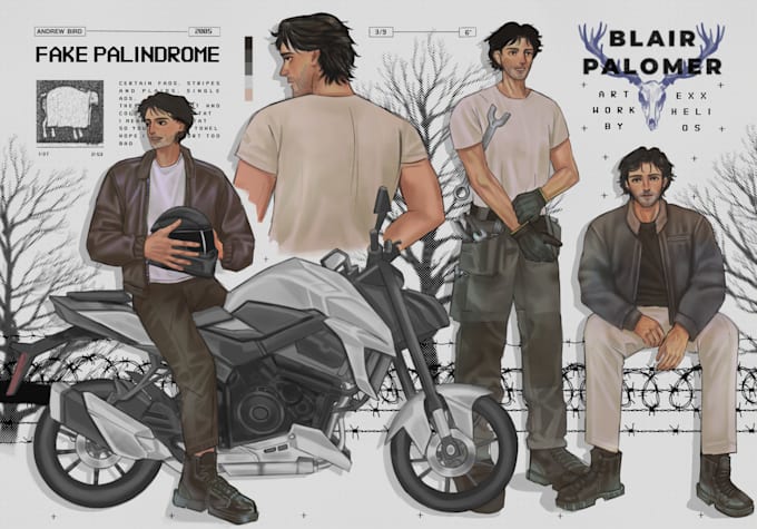 Draw your oc in semi realistic style by Easthelioss | Fiverr