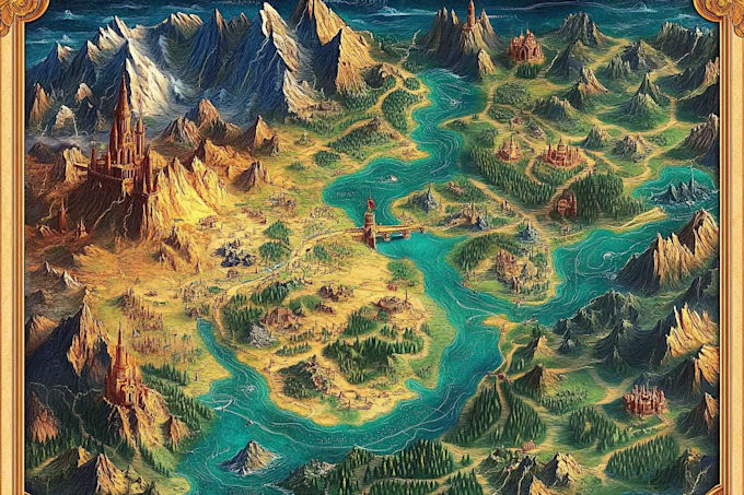 Make fantasy maps worldmap, battlemap for fantasy map by Chacro | Fiverr