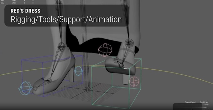 Model 3d character rig3d in daz 3d face animation 3d rigging joints rig ...