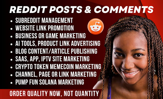 Make reddit post and comment for app website crypto saas blog ecommerce ...