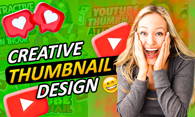Design a unique, beautiful, and modern youtube thumbnails by Khurram ...