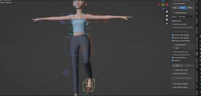 Rig 3d for roblox game,ue5 face rig,blendshape,rig for wonder dynamic setup,ikfk by Khashids ...