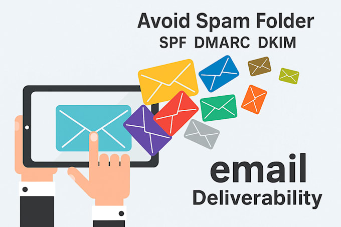 Fix email deliverability issues with spf dkim dmarc and avoid spam folder by Email_azhar | Fiverr