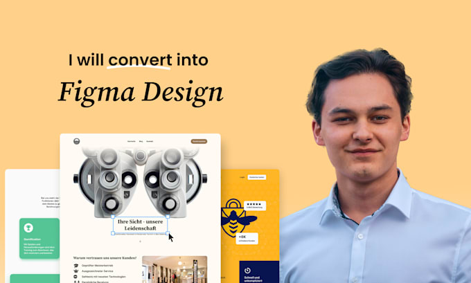 Convert your design into figma by Ziptwo | Fiverr