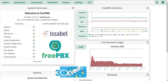 Install, setup and troubleshoot 3cx, freepbx, issabel for you by ...