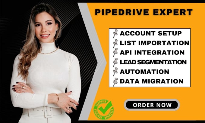 Do pipedrive list segmentation lead importation pipeline integration automation by Preciousghl ...