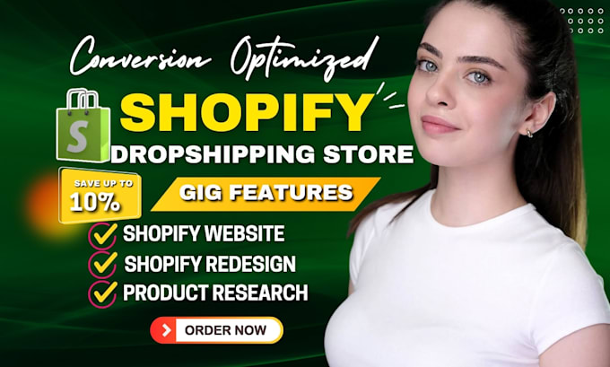 Design shopify store, redesign shopify dropshipping store, build shopify website by Julia_key01 ...