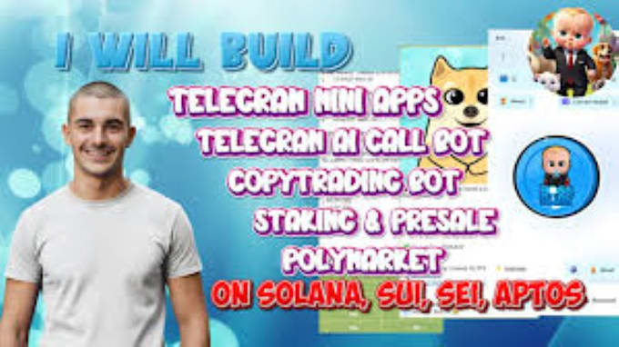 Build pump fun, telegram game like hamster kombat,polymarket,telegram ...