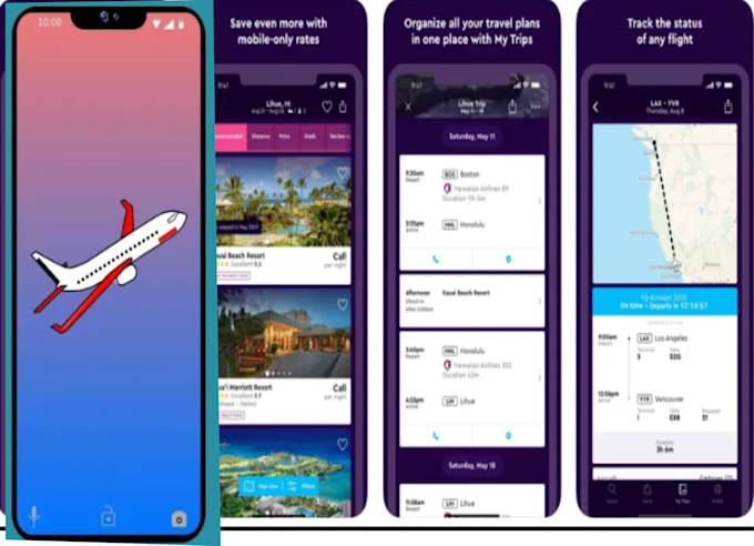 Develop flight booking apps, flight booking website with ai integration ...