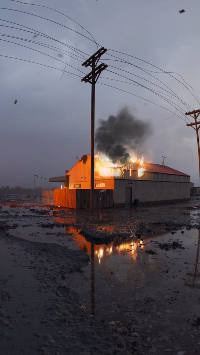 Do realistic fire, smoke, particle and fluid simulation vfx animation ...