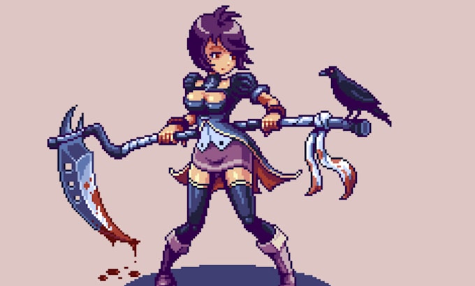 Create 8 bit 16 bit 32 bit pixel art pixel animations sprite sheets 2d minecraft by Tommy_timm ...