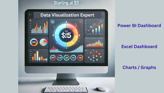 Create power bi, excel graphs, charts dashboard for business by Kunal_analyst18 | Fiverr