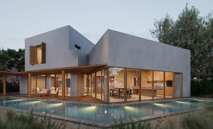 Do 3d cgi exterior design with photo realistic 3d rendering by ...