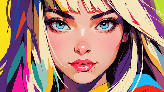 Make an awesome and color full vector wpap pop art by Tanithalok | Fiverr