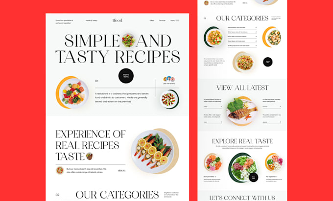 Build recipe marketplace, cafe, restaurant booking, online food ...